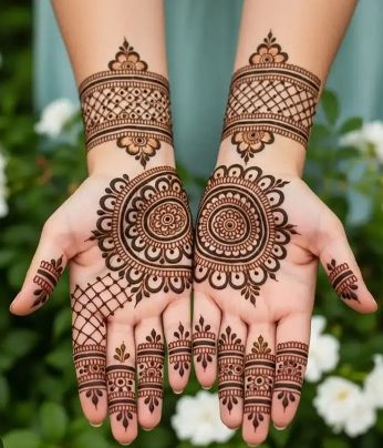 Cute Simple Mehndi Design - Simplemehndidesign.in